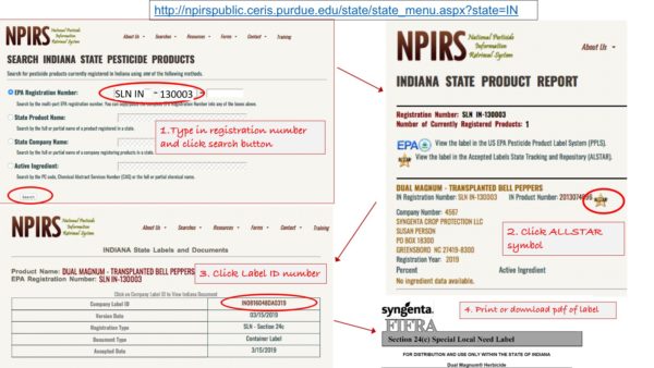 Instructions on Finding the 24(c) Dual Magnum® Herbicide Label | Purdue ...